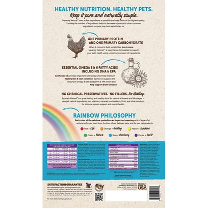 Buy SquarePet Squarely Natural Feline Chicken & Brown Rice Dry Cat Food ...